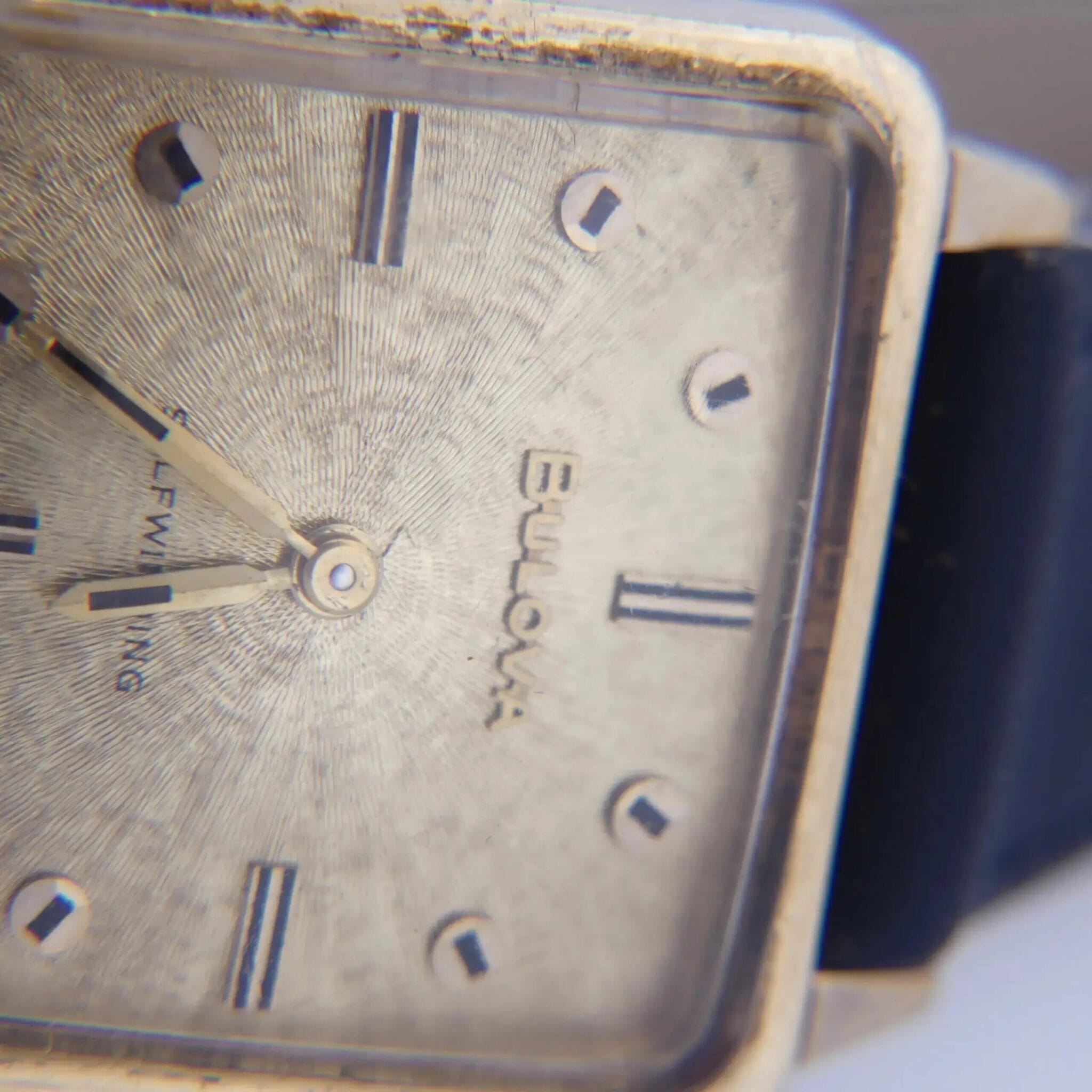 1968 BULOVA Automatic ’Edwardian’ Vintage Square Dress Watch