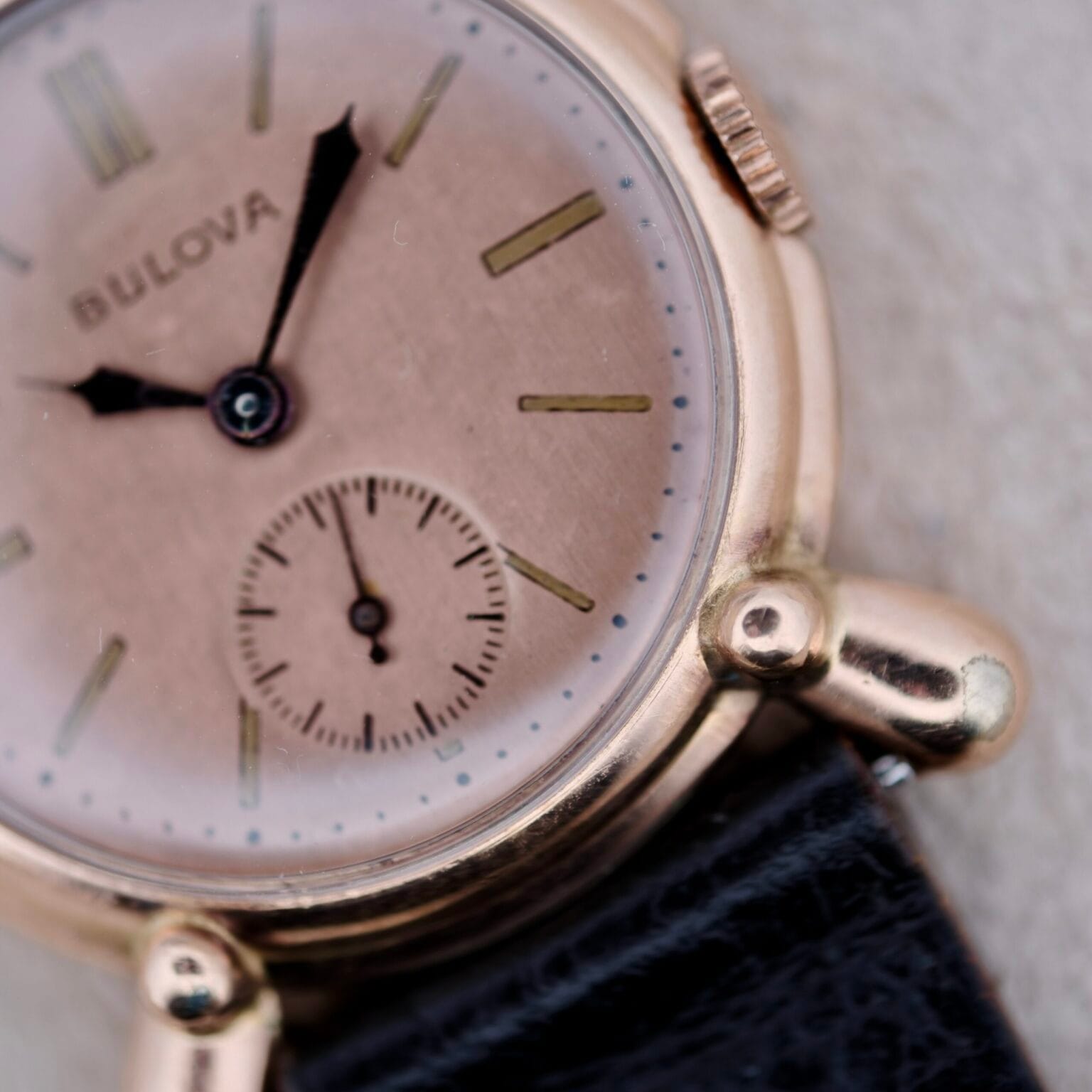 1940's Bulova Commodore X Shaped Lugs